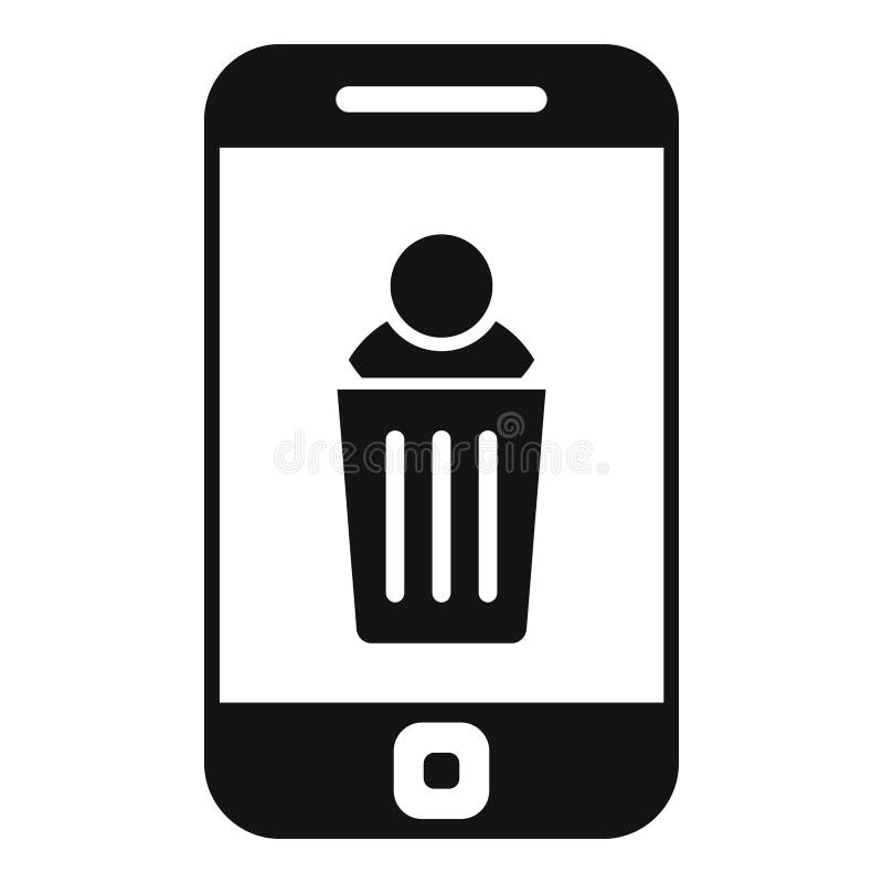 Phone Remove User Icon Simple Vector. Delete Service Stock Vector ... Phone Remove User Icon Simple Vector. Delete Service Stock Vector ...