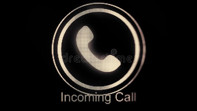 Phone Ring Icon Animation. Incoming Call. Animation Call Icon. Handmade ...