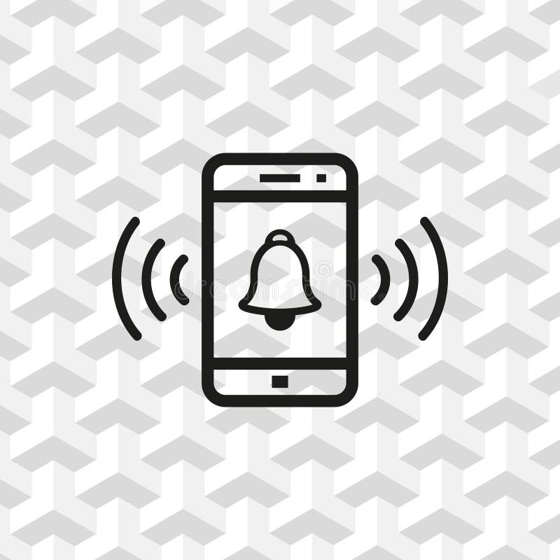 Phone Rings Icon Stock Vector Illustration Flat Design Stock Vector ...