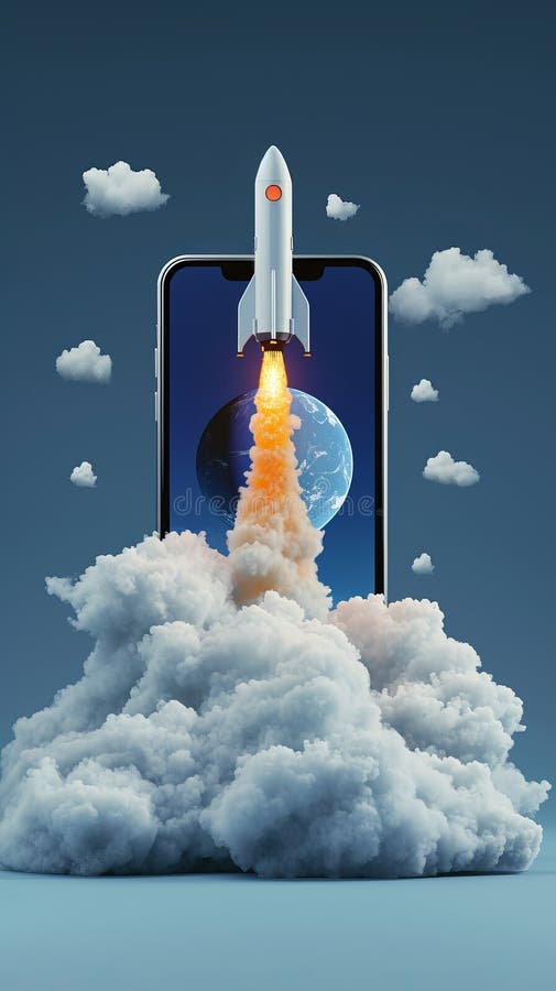 Phone with Rocket, Ignite Your Communication with Blazing Speed and ...