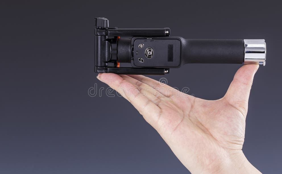 Phone self-timer lever stock image. Image of electronic - 68961727