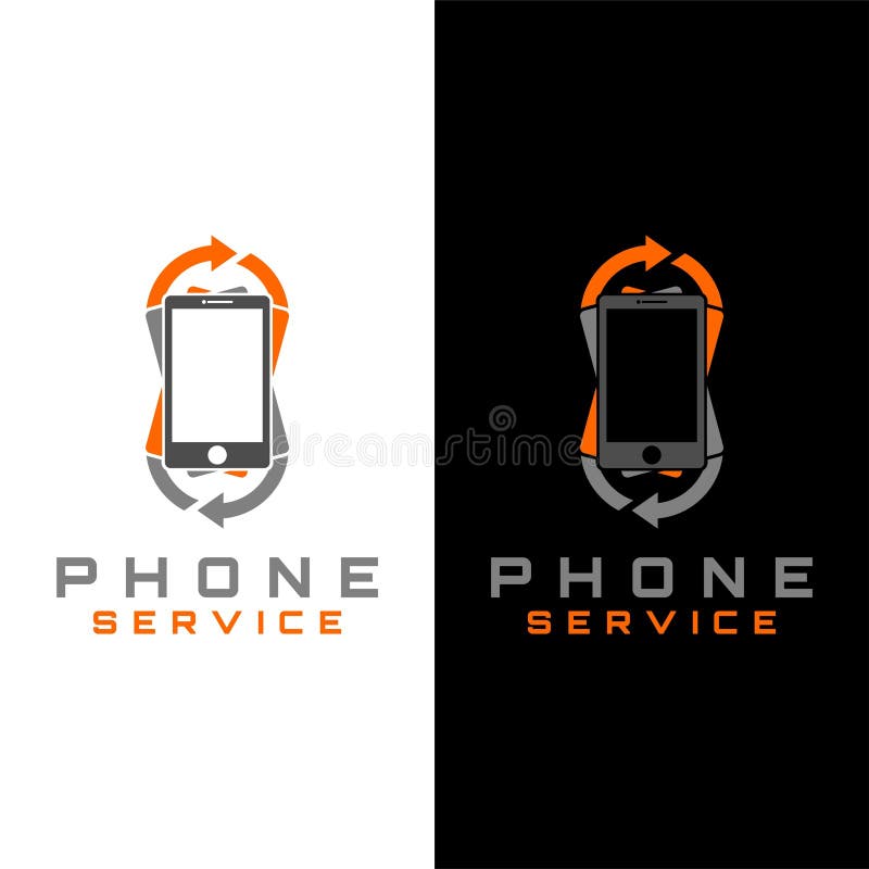 Phone Service Accessories Logo Vector Stock Vector - Illustration of ...