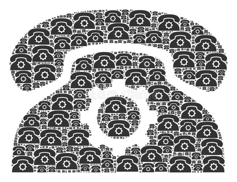 Phone Settings Recursion Mosaic of Itself Icons Stock Vector ... Phone Settings Recursion Mosaic of Itself Icons Stock Vector ...