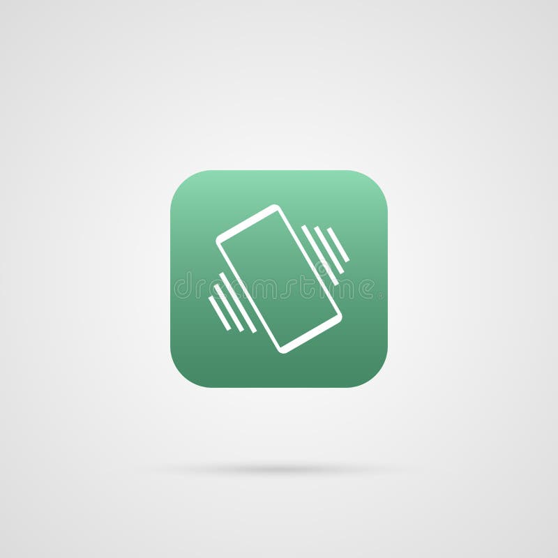 Phone Shake Icon Vector. Shakes Phone Vector Template Stock Vector ...