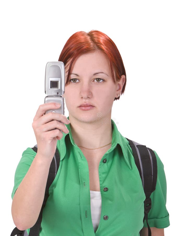 Phone shooting stock photo. Image of female, attention - 4245006