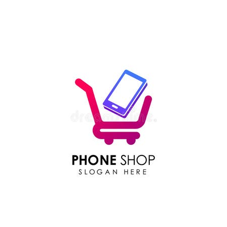 Phone Shop Logo Design Template. Gadget Shop Logo Design Stock Vector ...