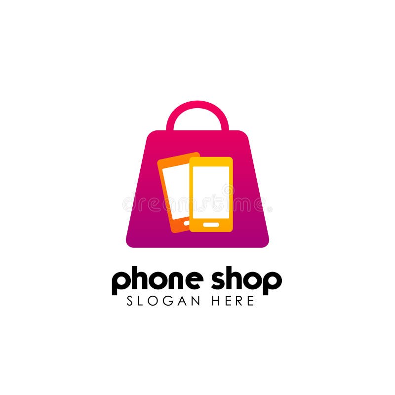 Phone Shop Logo Design Template. Gadget Shop Logo Design Stock Vector ...