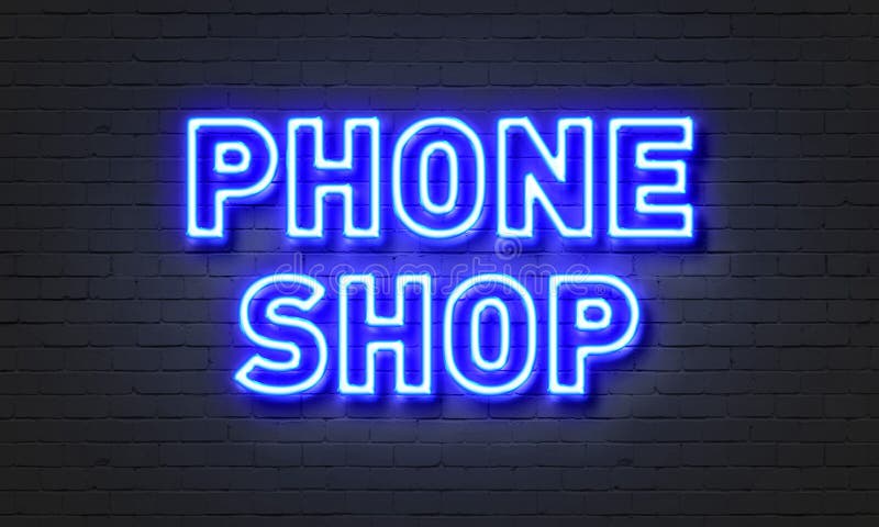 Phone Shop stock vector. Illustration of online, internet - 138424013
