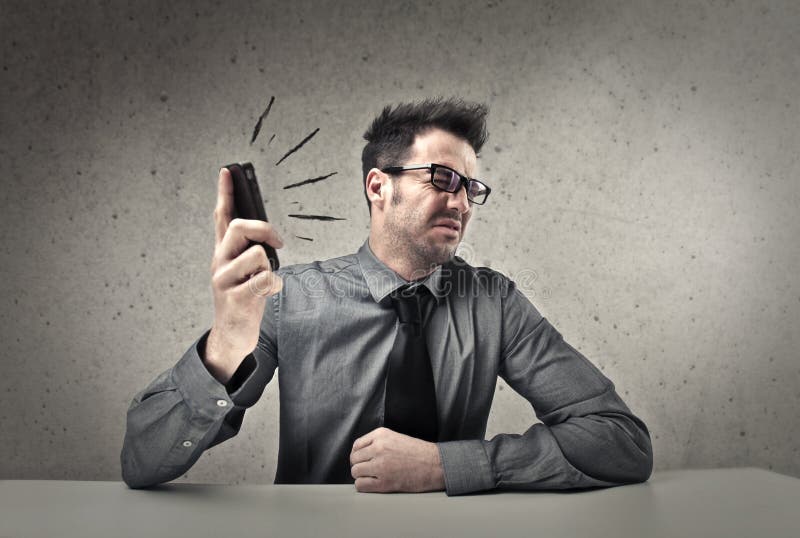 Phone shouting stock photo. Image of negative, rage, boss - 71293104
