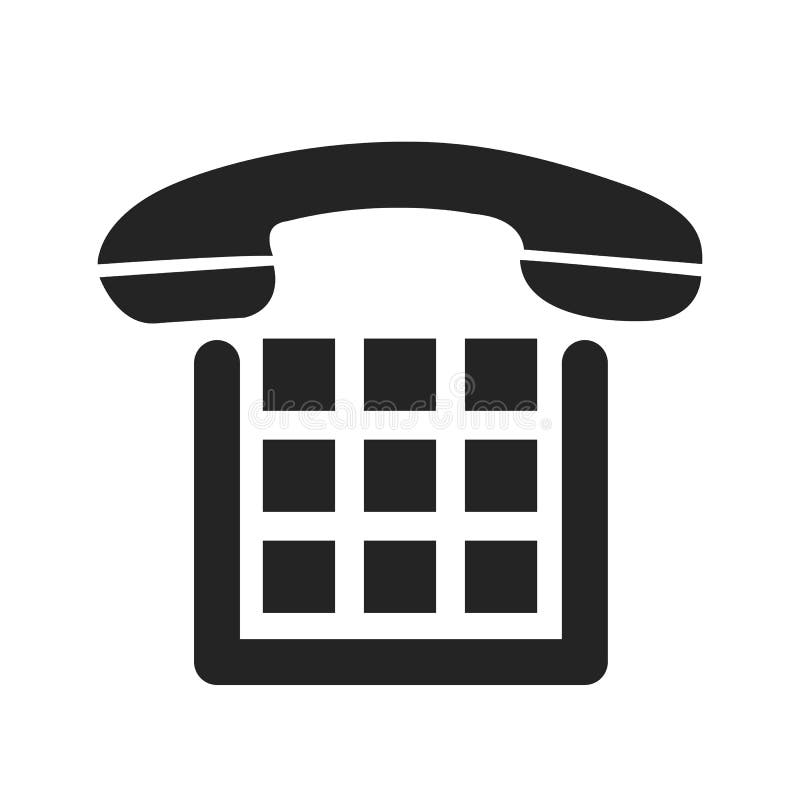 Phone sign icons - vector stock vector. Illustration of order - 121853596