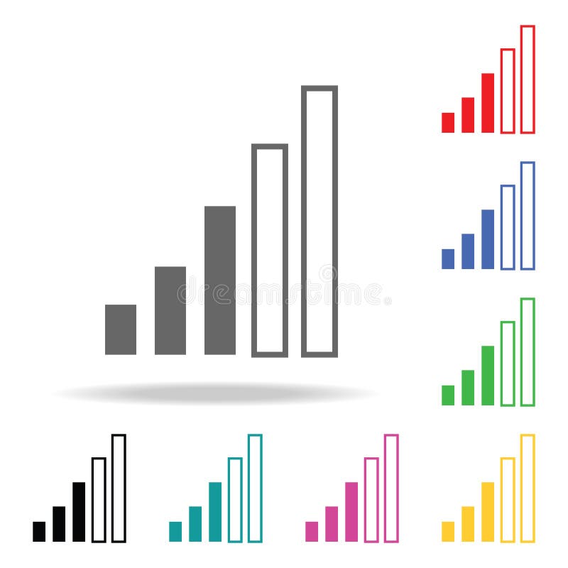 Phone Signal Icon. Elements in Multi Colored Icons for Mobile Concept ...