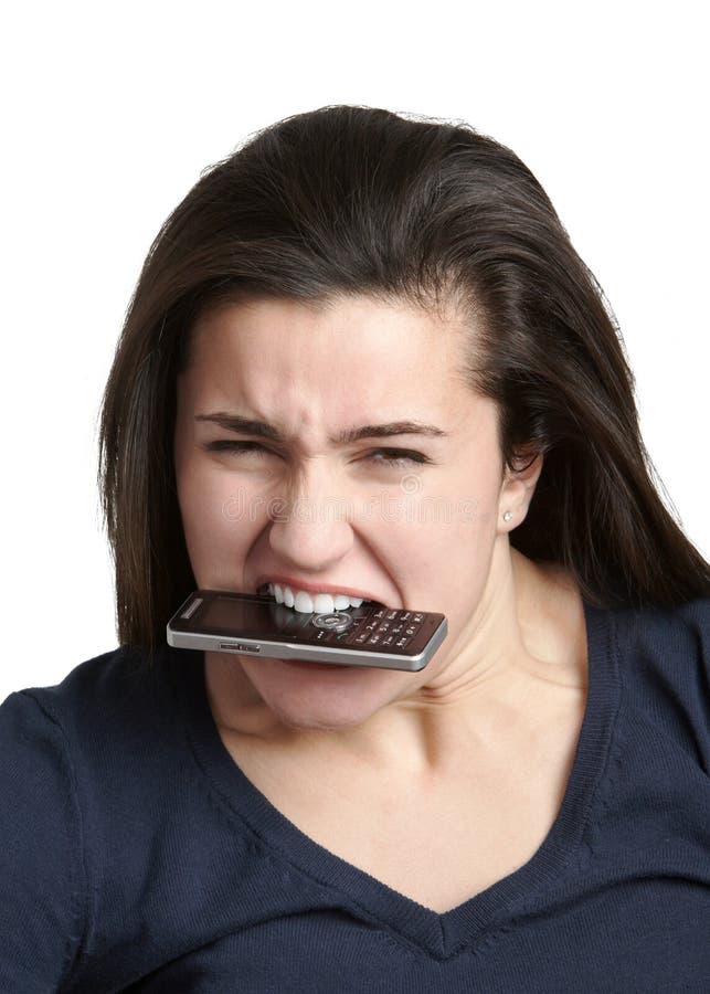 Angry on Phone stock photo. Image of copy, angry, boss - 7463076