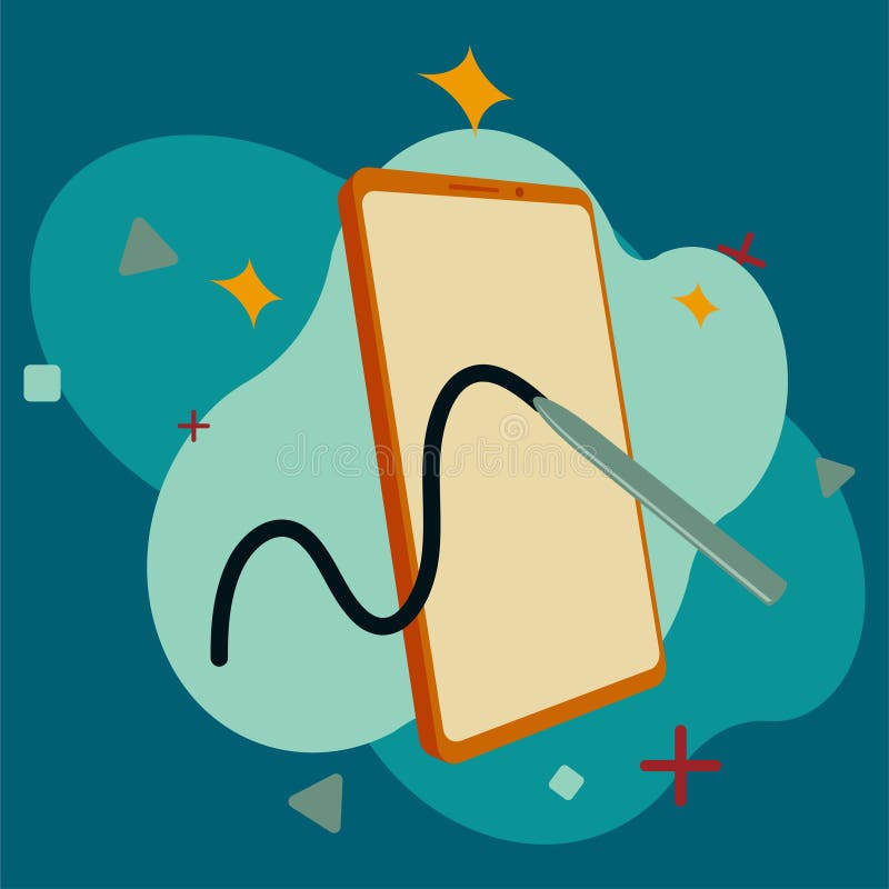 Signature Cell Phone Vector Stock Illustrations – 128 Signature Cell ...