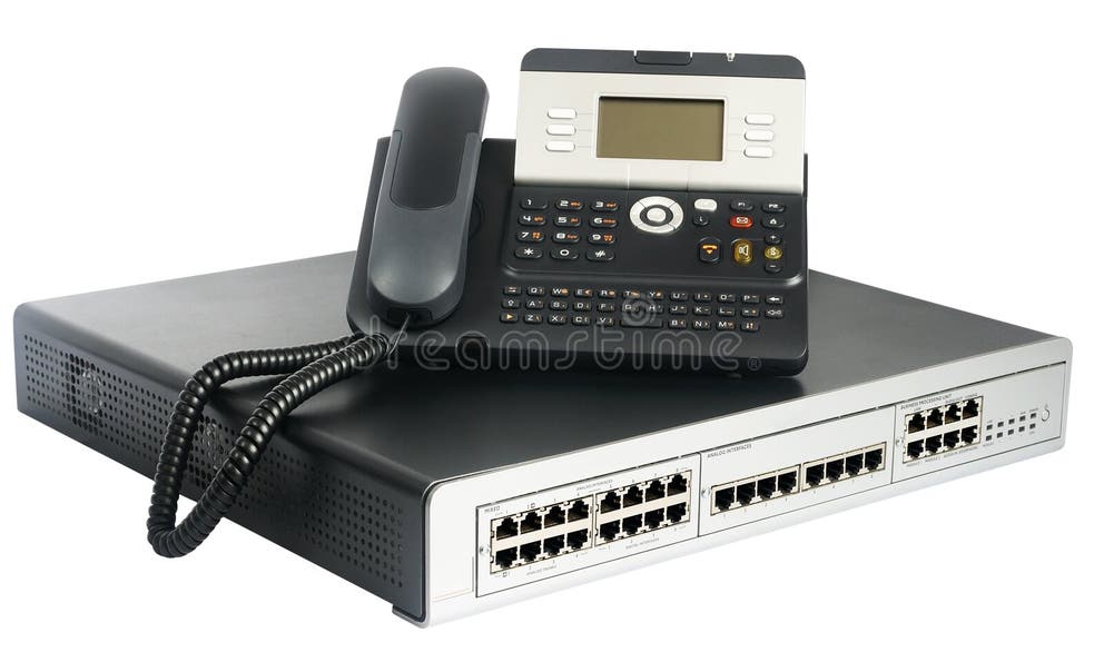 Phone switch and telephone stock image. Image of telecommunications ...