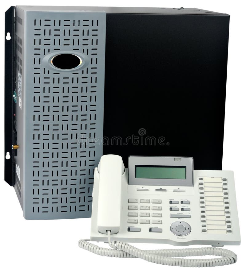 Phone Switch and Telephones Stock Photo - Image of interface, black ...