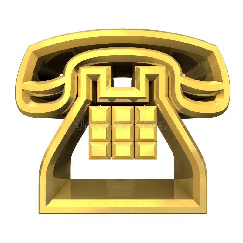 Phone Call Gold 3d Icon Stock Illustrations – 1,017 Phone Call Gold 3d ...