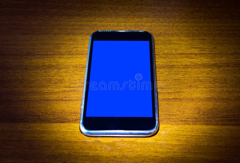 Phone on the Table stock photo. Image of display, copy - 141010220