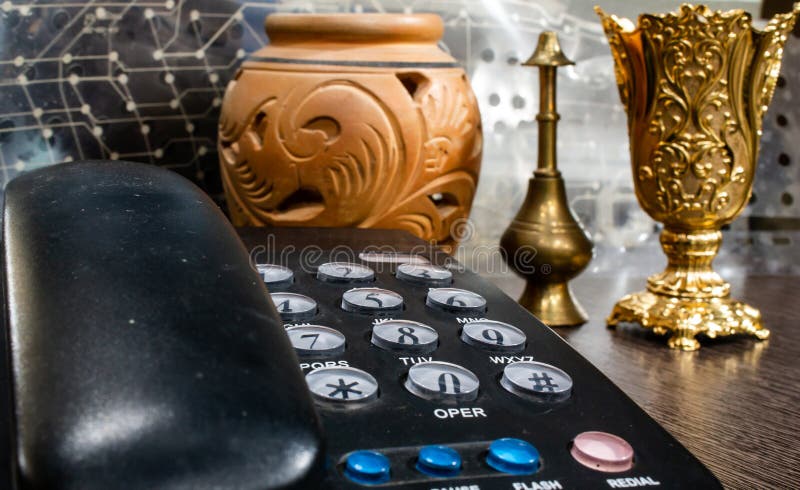 Phone stock image. Image of phone, relation, call, table - 135754285