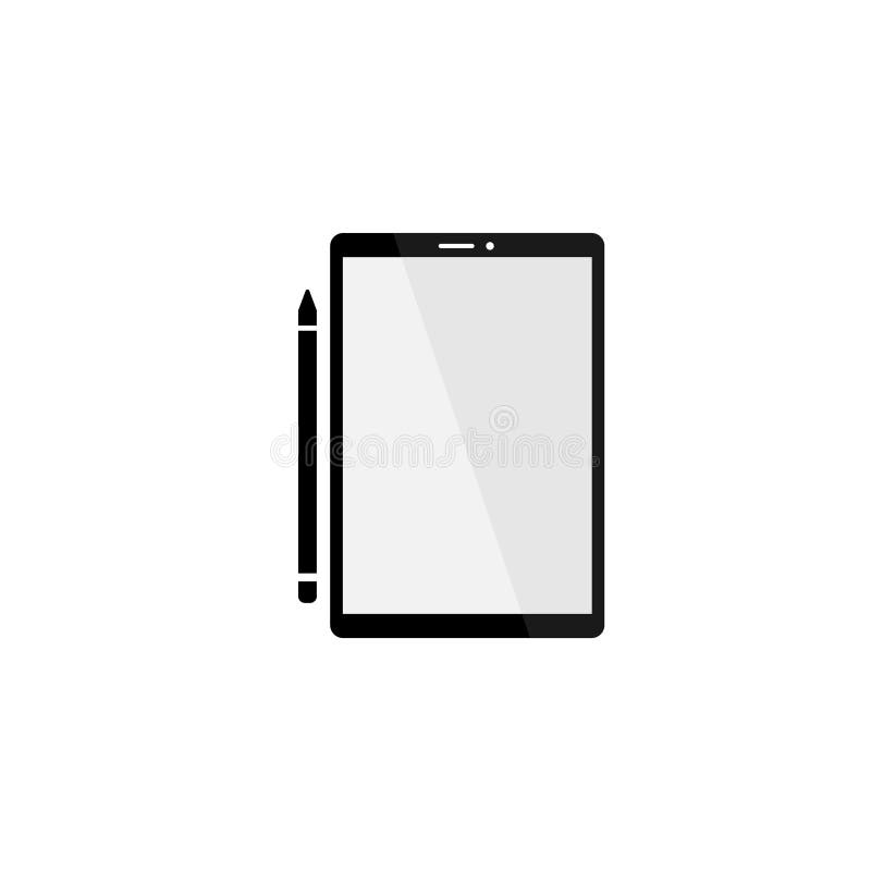 Phone Tablet Vector Icon Silhouette. Vector Tablet Icon Sign Symbol ...