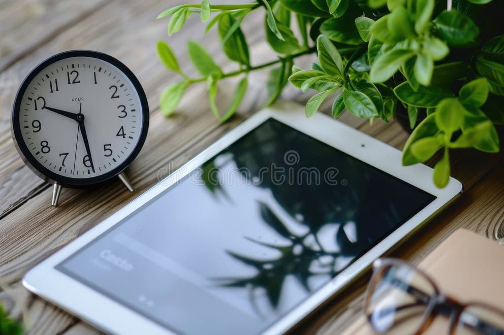 A Phone or Tablet with a Visible Timer Indicating the End of Screen ...