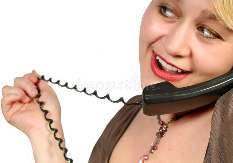 Phone talk stock image. Image of smile, phones, call, chatting - 572781