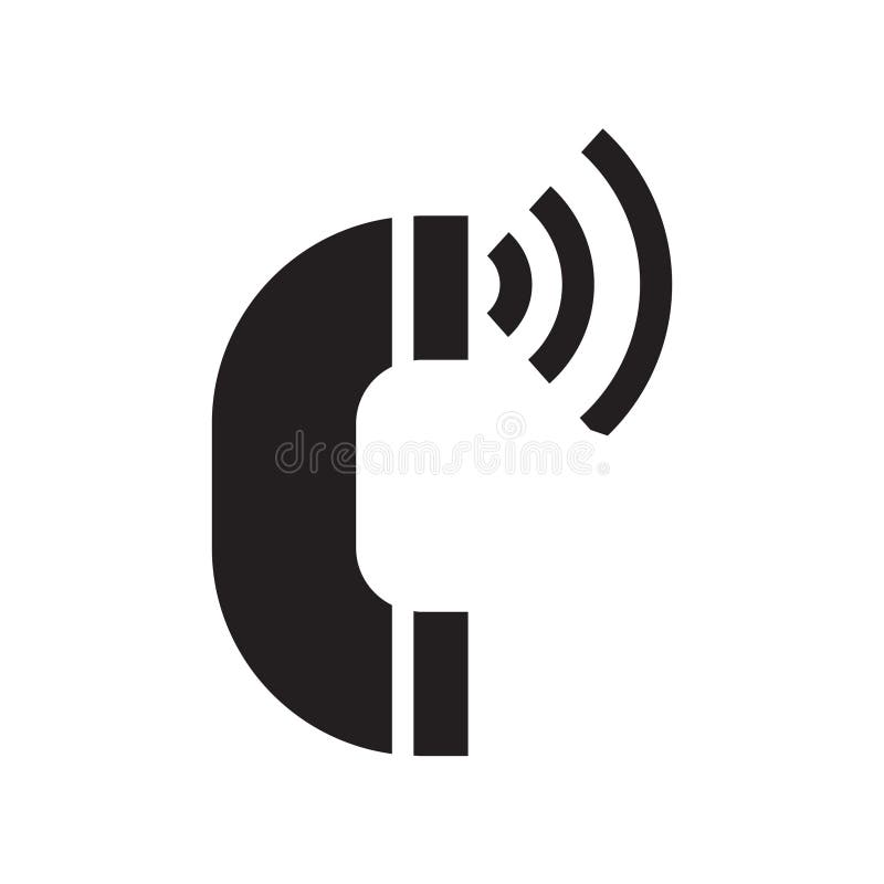 Phone icon sign stock illustration. Illustration of phone - 336420689