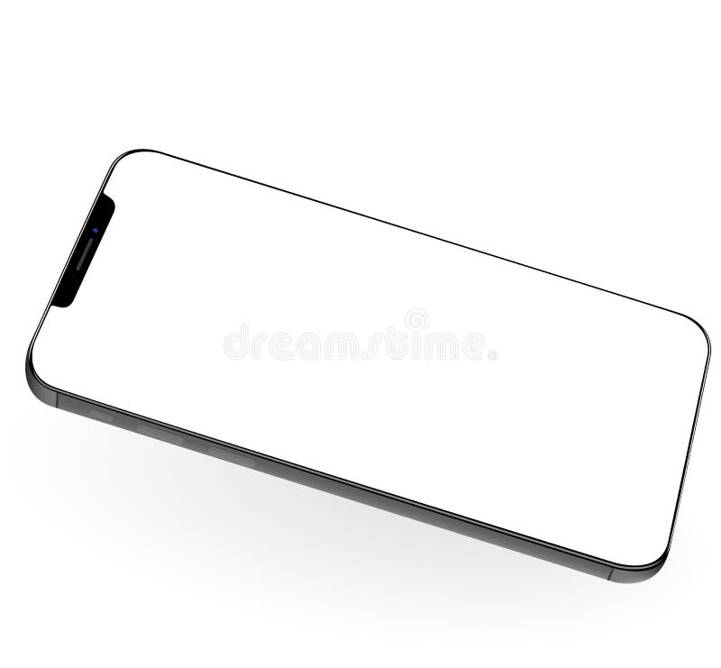 Phone Template for Infographics or Presentation Realistic Phone. with ...