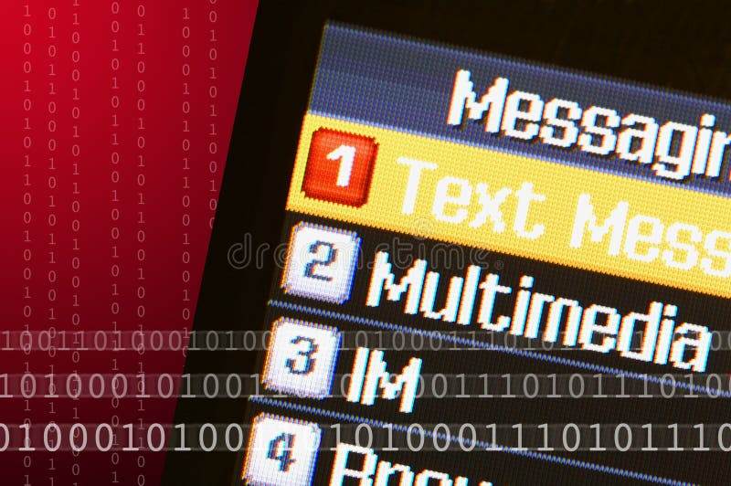 Phone Text Message stock image. Image of receiving, browser - 4801933