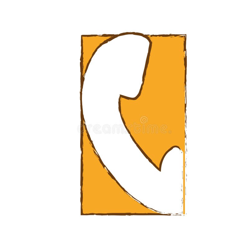 Phone thumbnail icon image stock illustration. Illustration of support ...