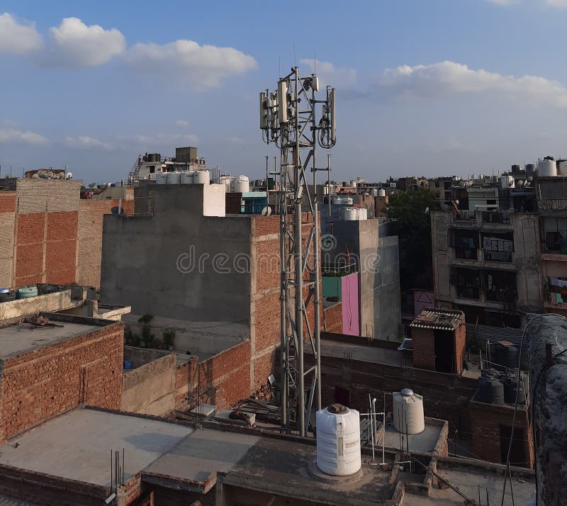 Old Residential Phone Line Box on Pole Stock Photo - Image of jack ...