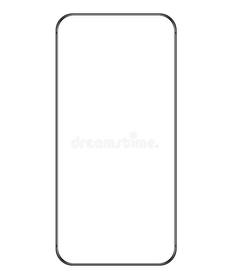New Phone Vector Drawing Eps10 Format Isolated on White Background ...