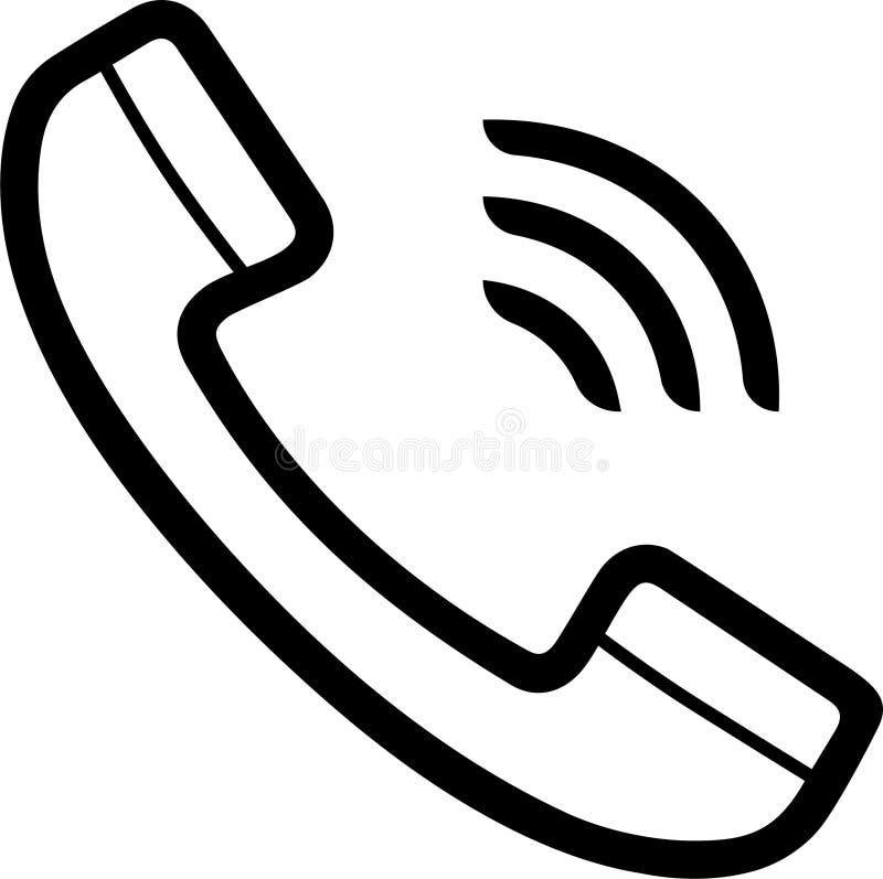 Phone Vector Icon As Communication and Contact Data Concept Stock ...