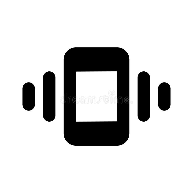 Phone Vibration Icon Design, Premium Vector Editable Style Stock Vector ...