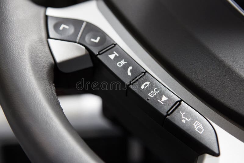 Phone and Volume Control Button Stock Photo - Image of system, truck ...