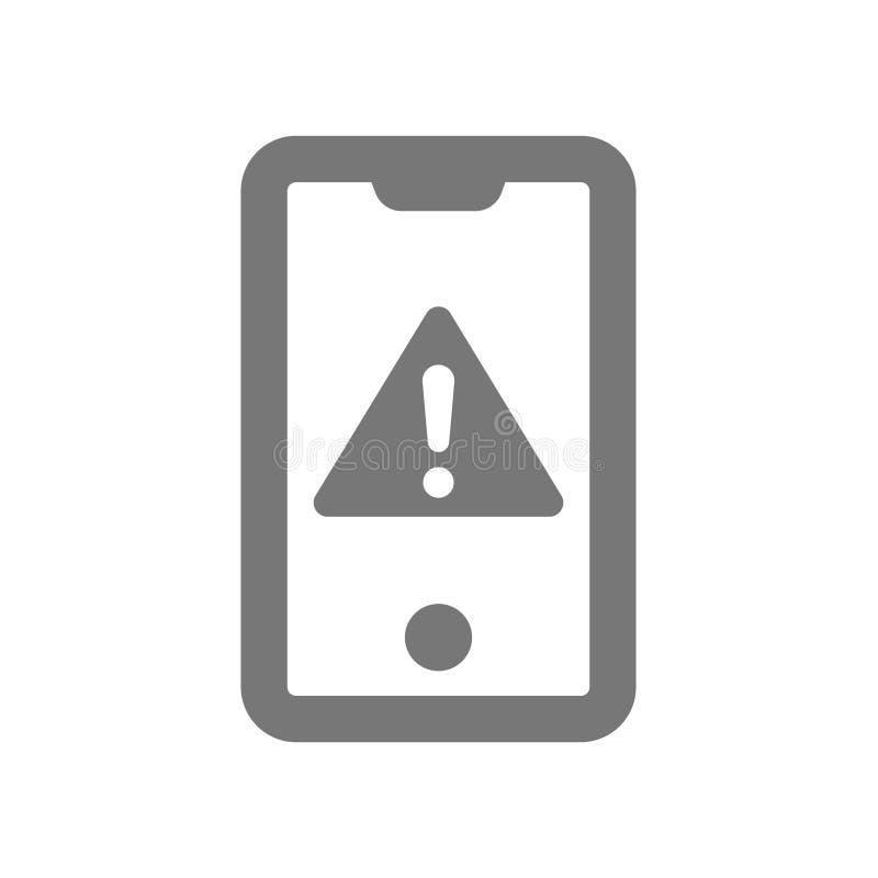 Phone Warning Vector Stock Illustrations – 17,094 Phone Warning Vector ...