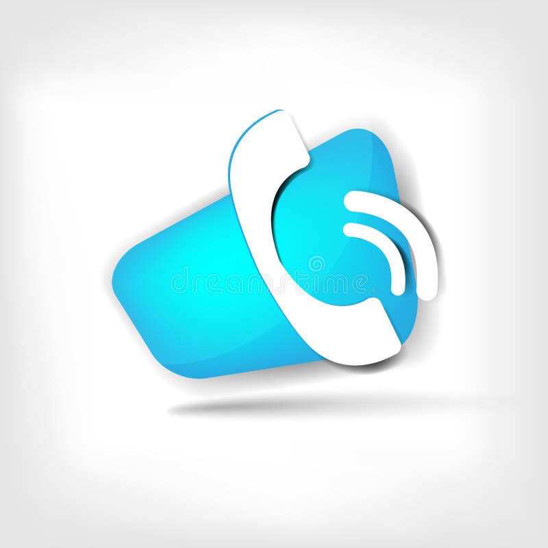 Phone web icon stock vector. Illustration of envelope - 34833019