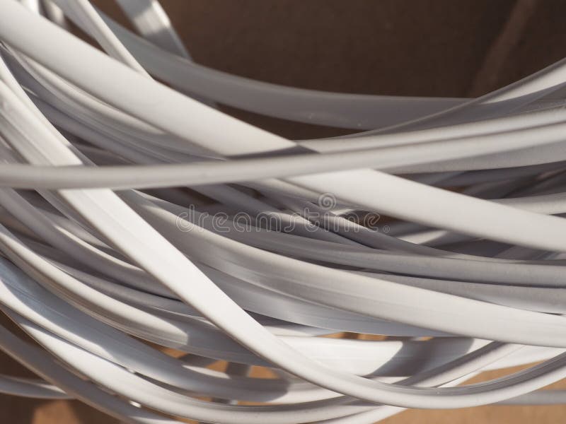 Phone wire loop stock image. Image of wires, telephone - 135657399