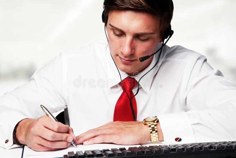 On the phone at work stock photo. Image of professional - 23270876