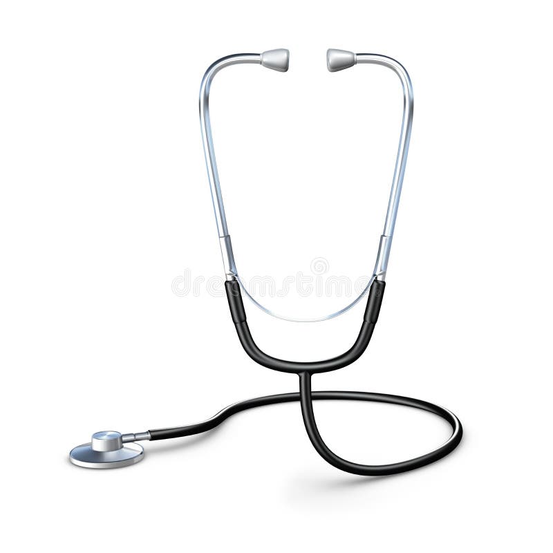 Phonendoscope isolated stock photo. Image of physical - 10621744