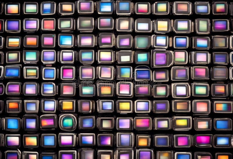 Phones Array Smart Screens Colored Mobile Phone Smartphone Touch Screen ...