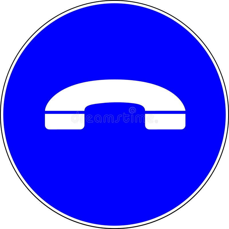 Phones available sign stock illustration. Illustration of allowed ...