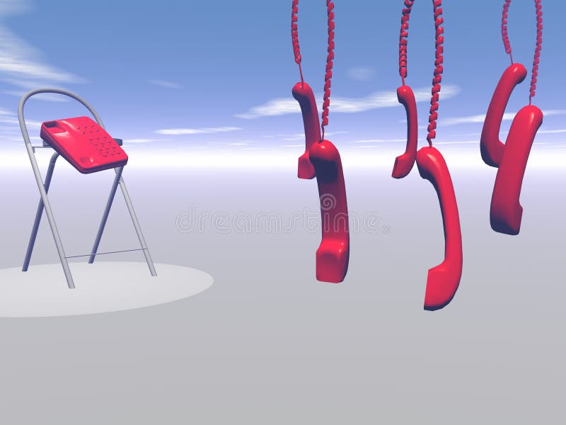 Phones stock illustration. Illustration of receivers - 43968632