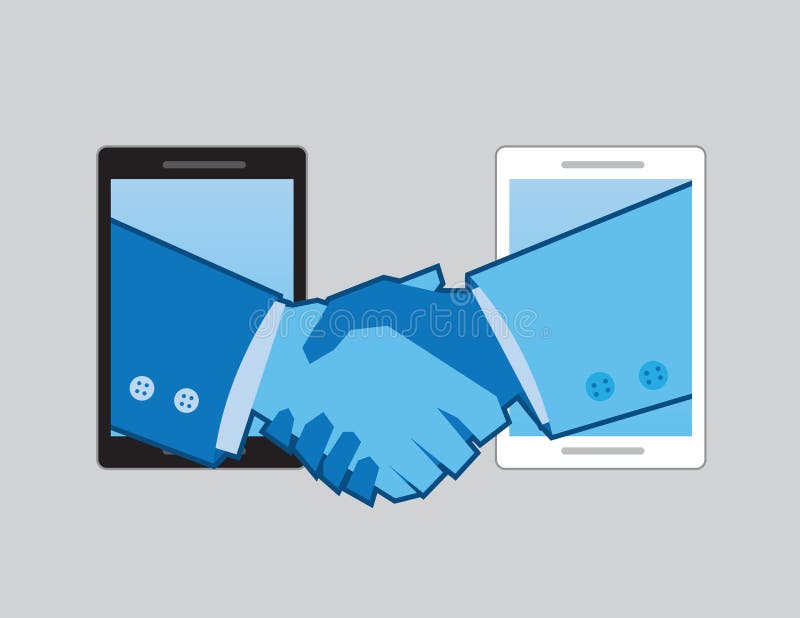 Mobile Phone Deal stock vector. Illustration of mediate - 34631728