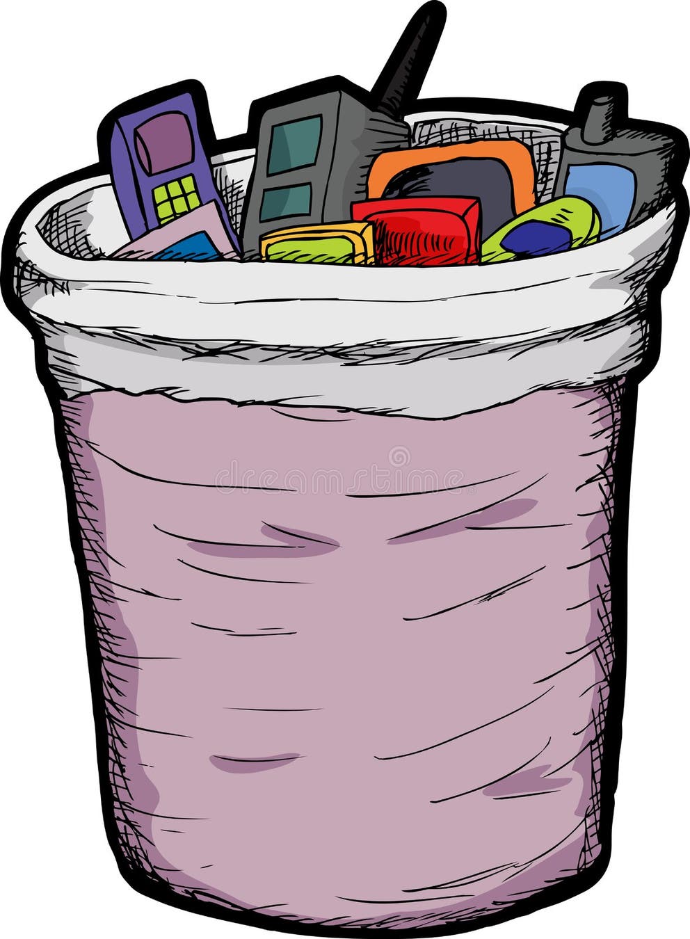 Cell Phones Trash Stock Illustrations – 59 Cell Phones Trash Stock ...