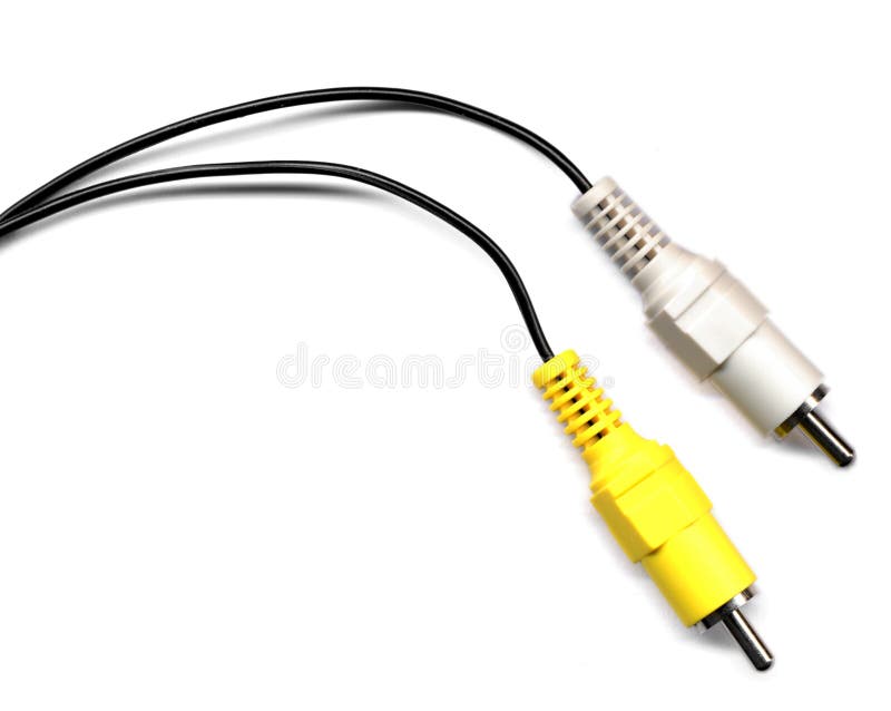 Phono plugs isolated stock photo. Image of hifi, music - 10977148