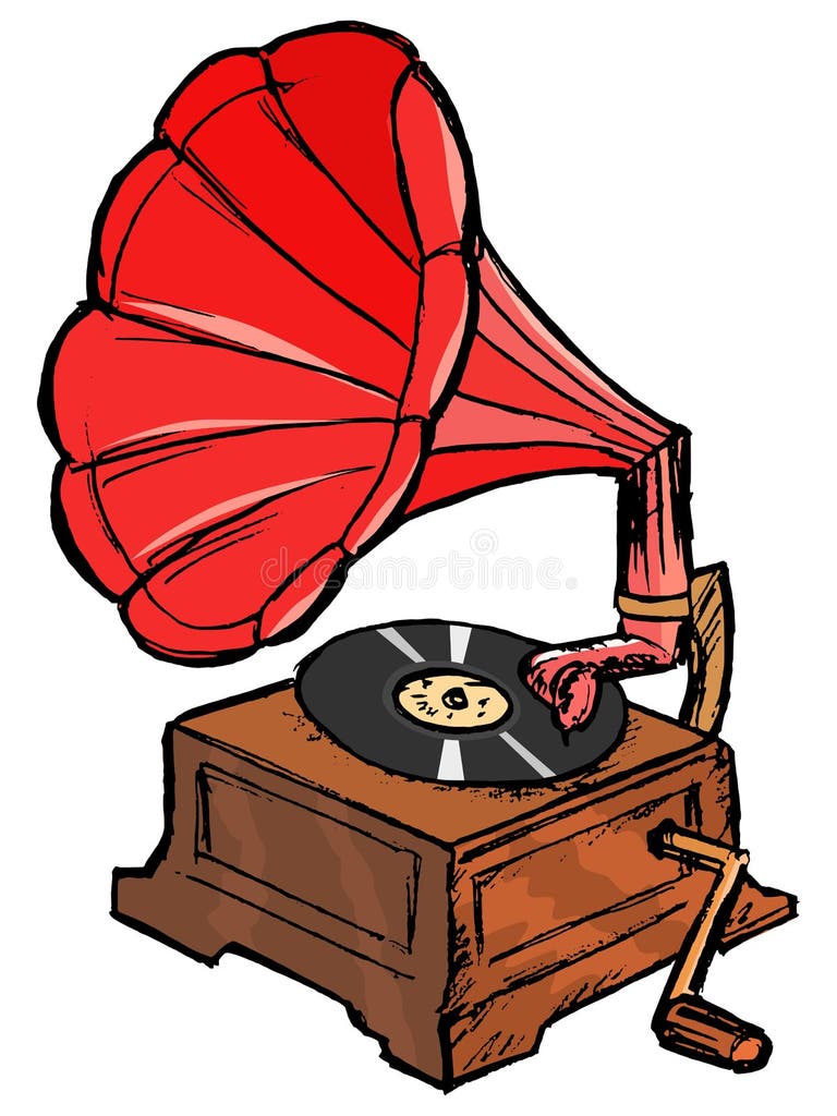 Cartoon Phonograph Stock Illustrations – 697 Cartoon Phonograph Stock ...