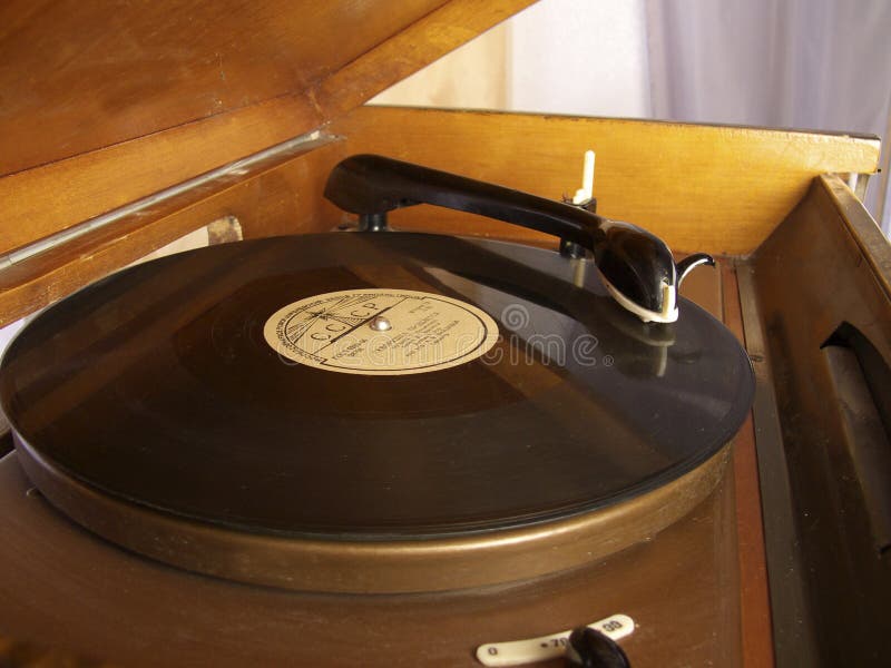 Phonograph record, stock image. Image of motif, color - 3318449