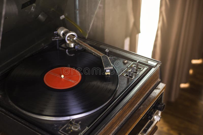 Phonograph stock image. Image of ancient, technology - 155823109