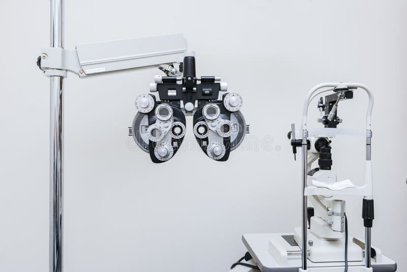 Phoropter Close Up View of Ophthalmology, Optometry, and Optician ...