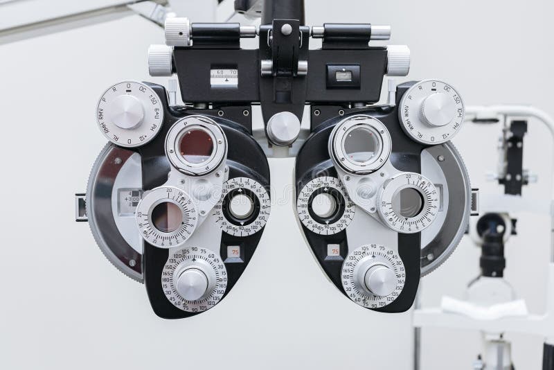 Optician machine stock image. Image of glasses, frame - 6674505